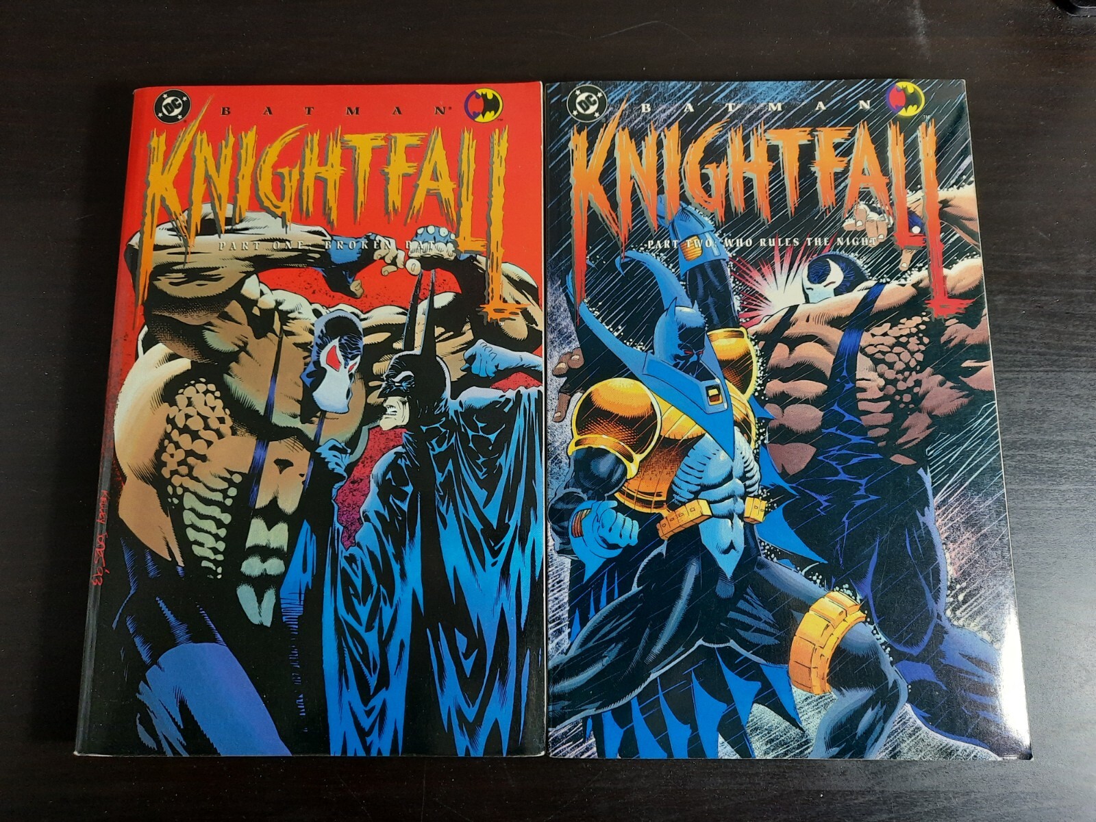 BATMAN KNIGHTFALL Vol 1 & 2 PBK Graphic Novels FIRST Prints 1993 VGC | eBay