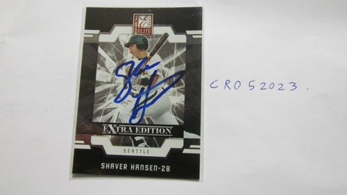 2009 Donruss Elite Shaver Hansen signed Baseball Card (5) | eBay