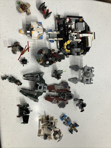 LEGO Star Wars Lot – 13 Incomplete Sets & 30 Minifigures – Mixed Pieces ...