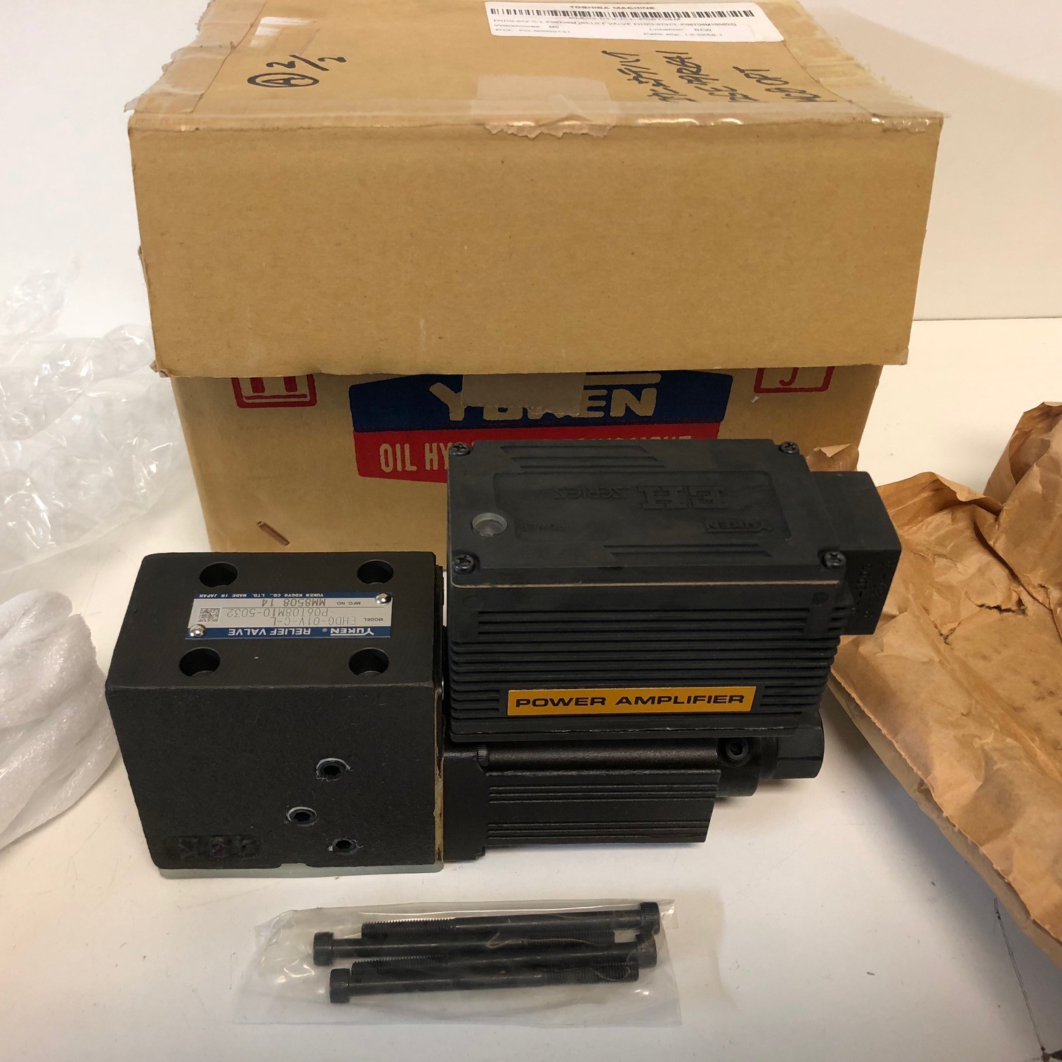 NEW! YUKEN POWER AMP VALVE EH EHDG-01V-C-L-P06T08M10-5032 TOSHIBA ...