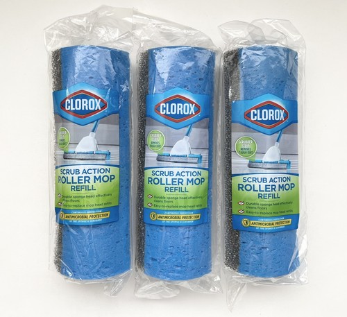 Clorox Scrub Action Roller Mop Refill with Scrubber Strip Lot of 3 | eBay