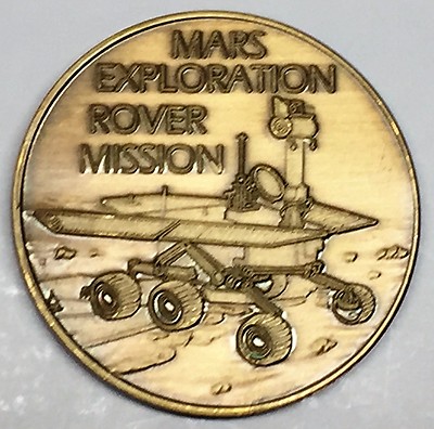 N504 NASA SPACE COIN / MEDAL, MARS EXPLORATION ROVER MISSION | eBay