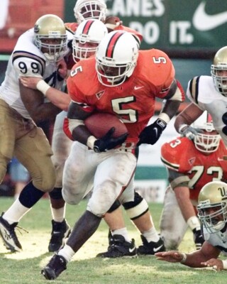 Miami Hurricanes EDGERRIN JAMES Glossy 8x10 Photo College Football ...