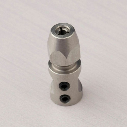8mm to 6.35mm Steel Positive Reverse Collet Coupler Connector for 6 ...