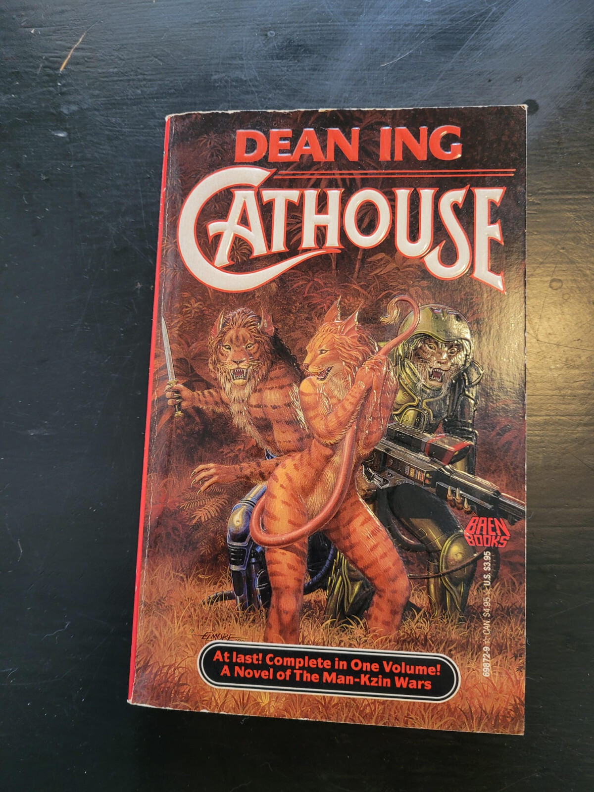 CATHOUSE by Dean Ing 1990 Baen FIRST PRINTING paperback MAN-KZIN Wars ...