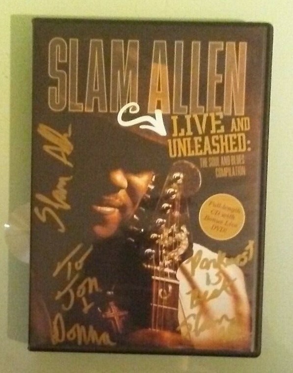 SLAM ALLEN LIVE AND UNLEASHED : THE SOUL AND BLUES COMPILATION DVD / CD ...