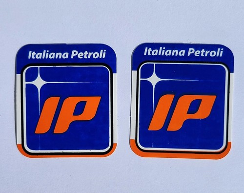 Original, IP Logo. ( Italiana Petroli ). Autocollant décalcomanie,Mark ...