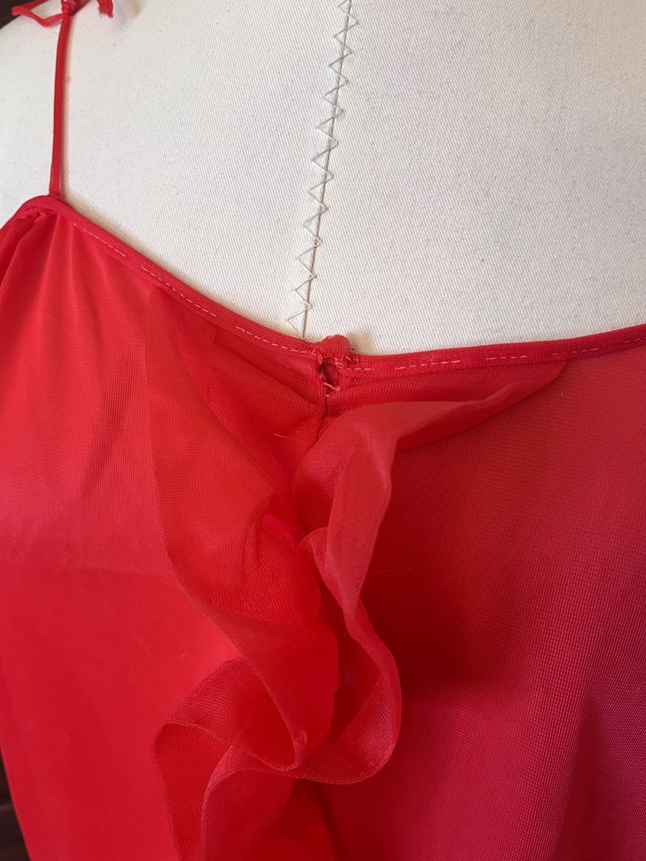 2 PC 1960s Vintage Light Blue Green Lace Sheer Nightgown & Robe ...