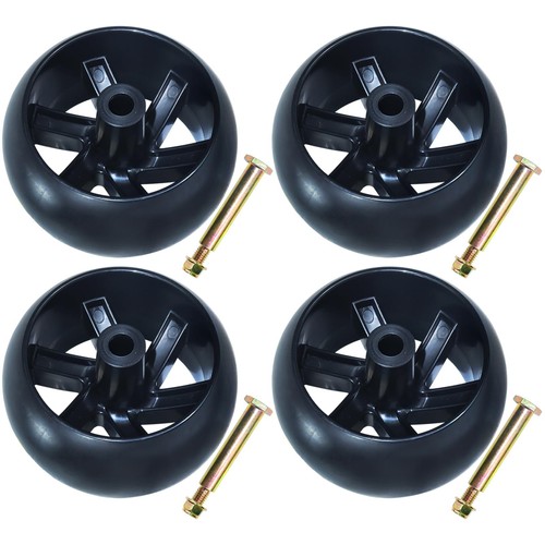 4 Pack 589527301 Gauge Wheel Replaces Husqvarna 532174873 Deck Wheel ...