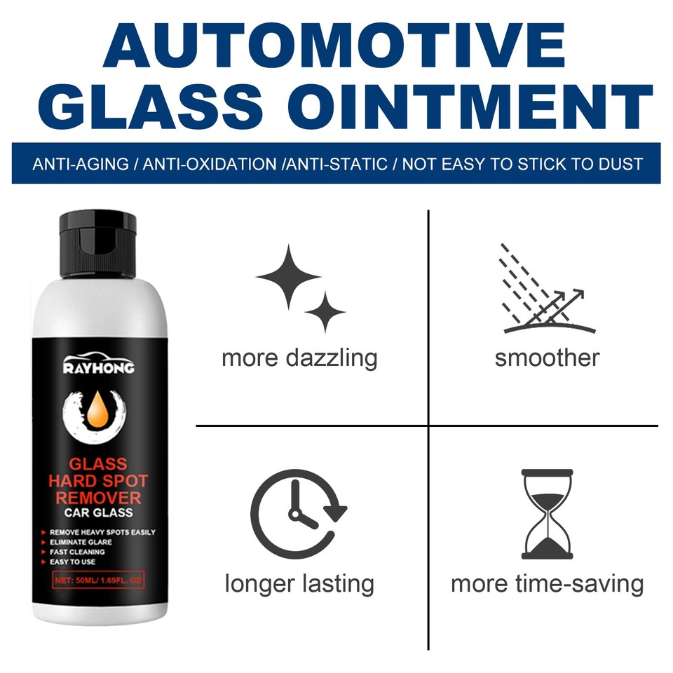 Pro Car Glass Scratch Remover - Hard Spot Polish & Windshield Repair ...