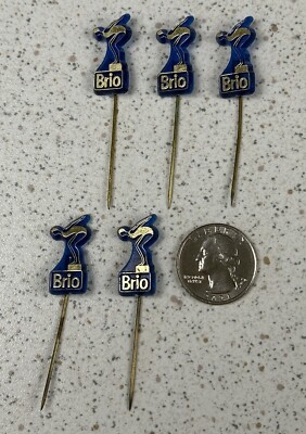 Lot of 5 BRIO Margarine Diving Swimming Dutch VTG Stick Pin Badge Pins ...