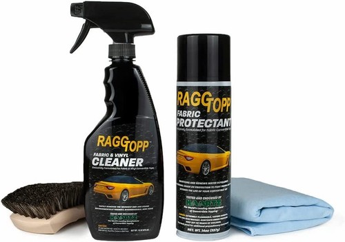 RAGGTOPP Fabric Convertible Top Cleaner & Protectant Kit with Brush ...