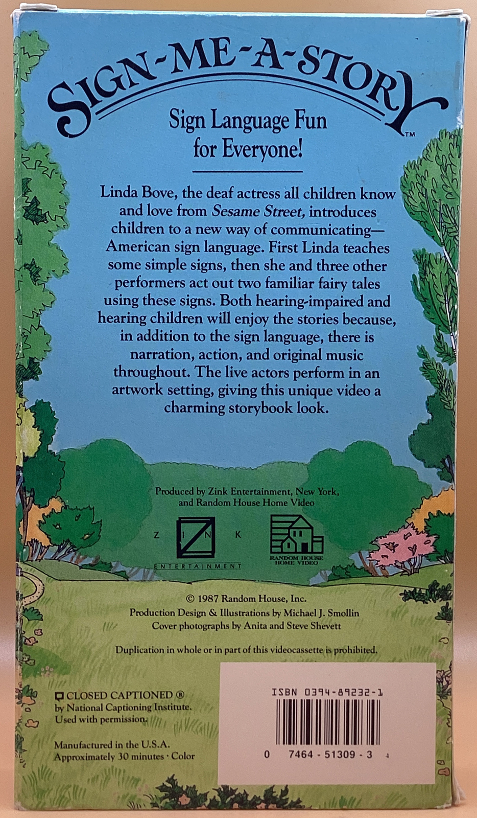 Sign-Me-a-Story: Sign Language Fun for Everyone! VHS 1987 Linda Bove | eBay