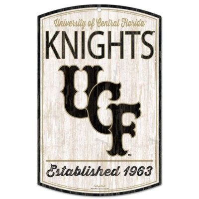 UCF Knights Throwback NCAA 17" x 11" Wood Decorative Indoor Sign ...