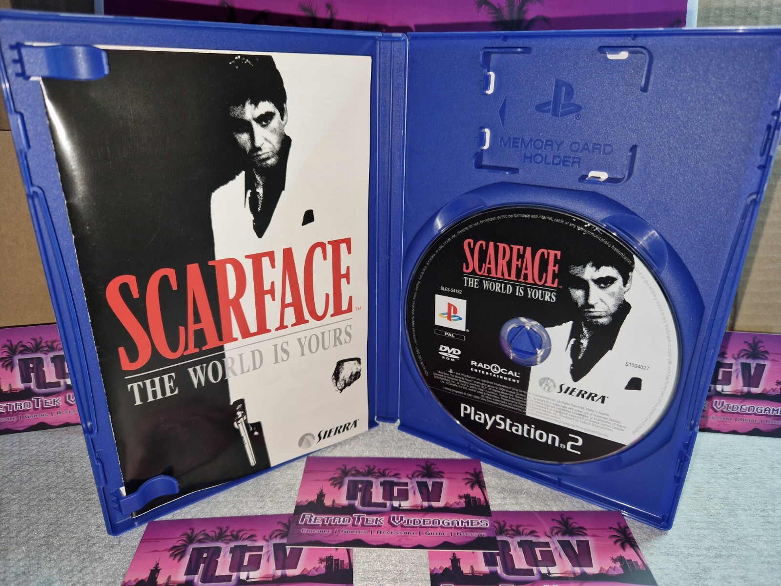 SCARFACE "THE WORLD IS YOURS" PAL ITA 🇮🇹 SONY PS2 CIB RARO PERFETTO ...