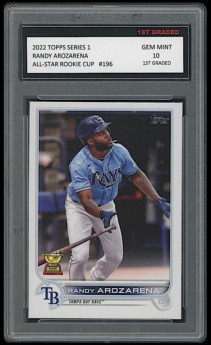 RANDY AROZARENA 2022 TOPPS BASEBALL ALL-STAR ROOKIE CUP 1ST GRADED 10 ...