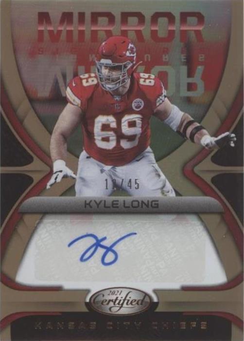 2021 Panini Certified - Mirror Signatures Kyle Long #MS-KL Bronze /45 ...