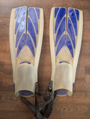 Atomic Aquatics Open Heel Split Fins Size Large Used 4 times | eBay