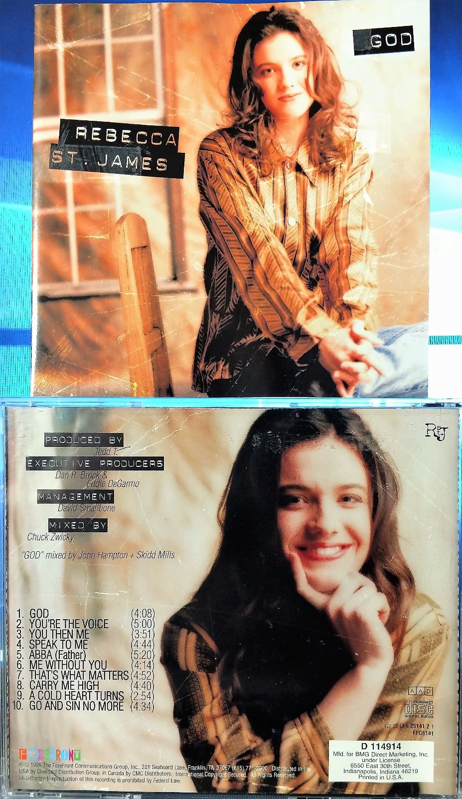 Rebecca St. James - God (CD, 1996, Forefront Records (BMG), USA ...