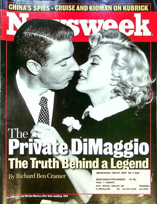 Newsweek Magazine March 22 1999 Joe DiMaggio Marilyn Monroe Cruise ...