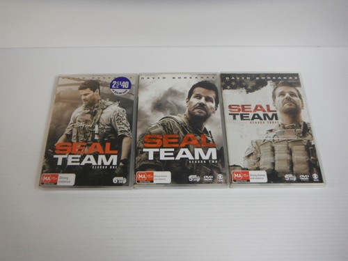 Seal Team DVD Season 1 2 3 Navy Action Drama Crime David Boreanaz War ...