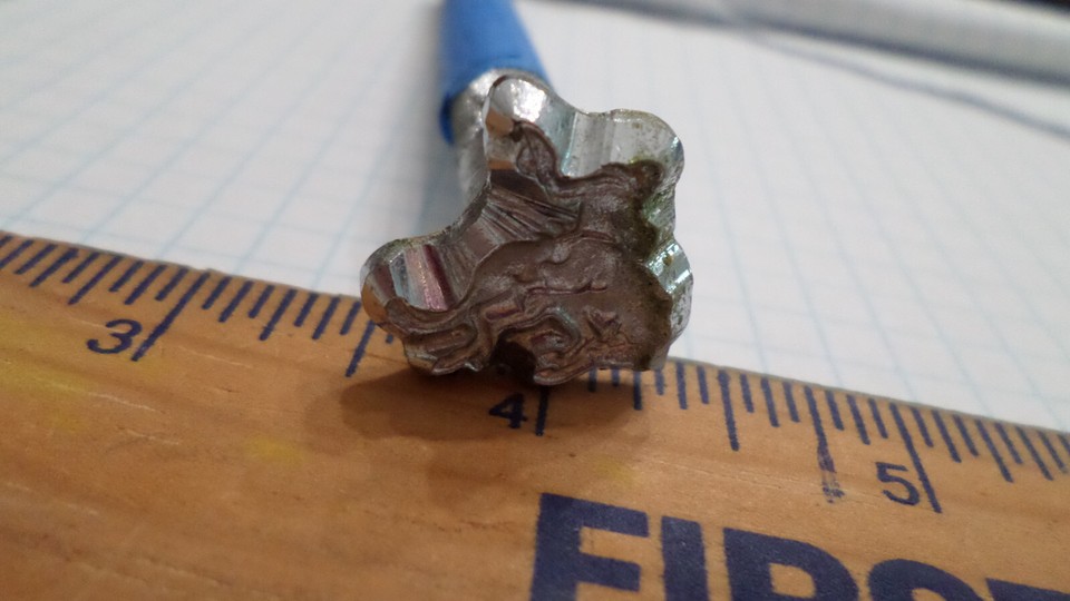 Vintage Craftool Leather Stamp #952 Rodeo Cowboy on Bucking Bronco | eBay