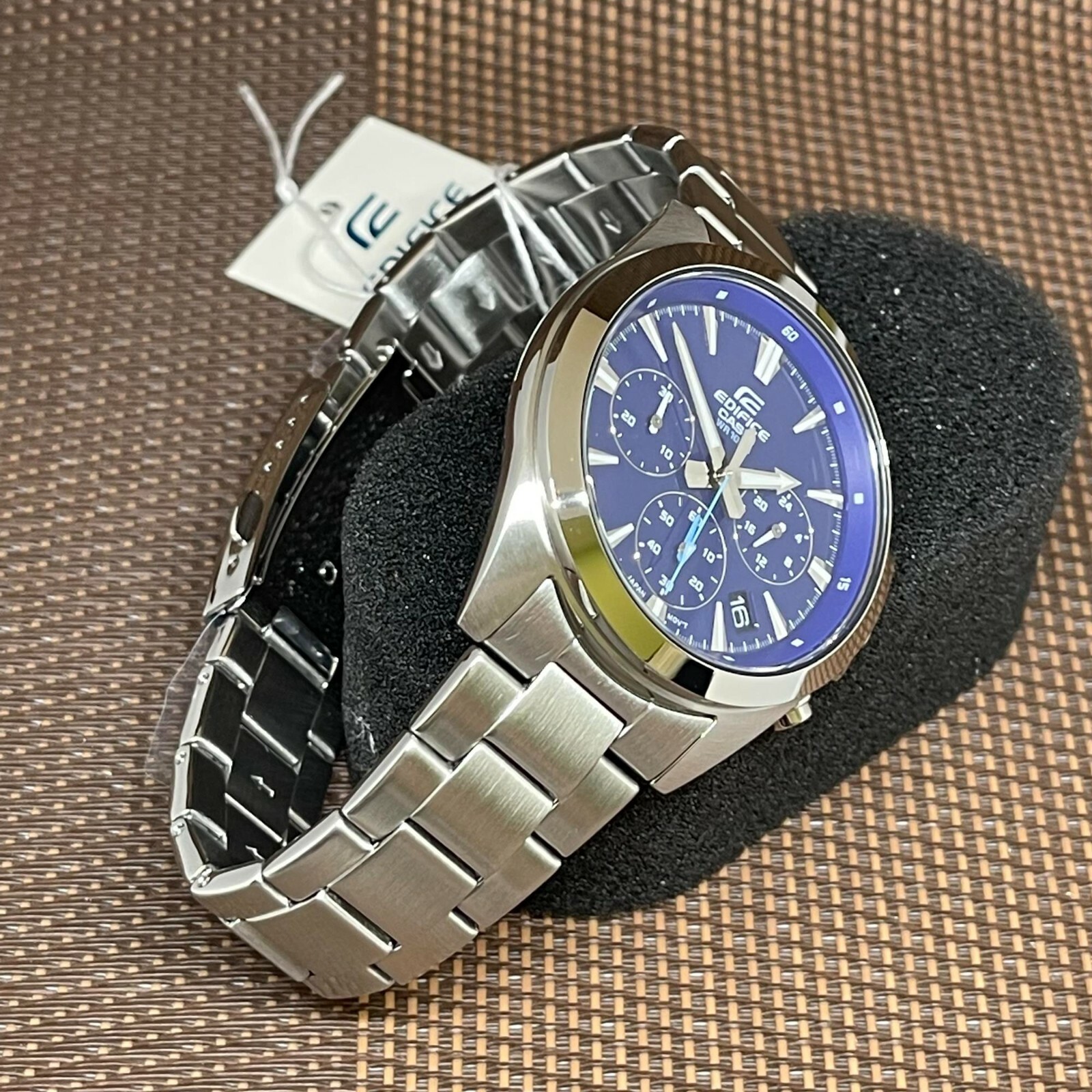 Casio Edifice EFV-630D-2A Simple Blue Analog Chronograph Men's Sporty ...