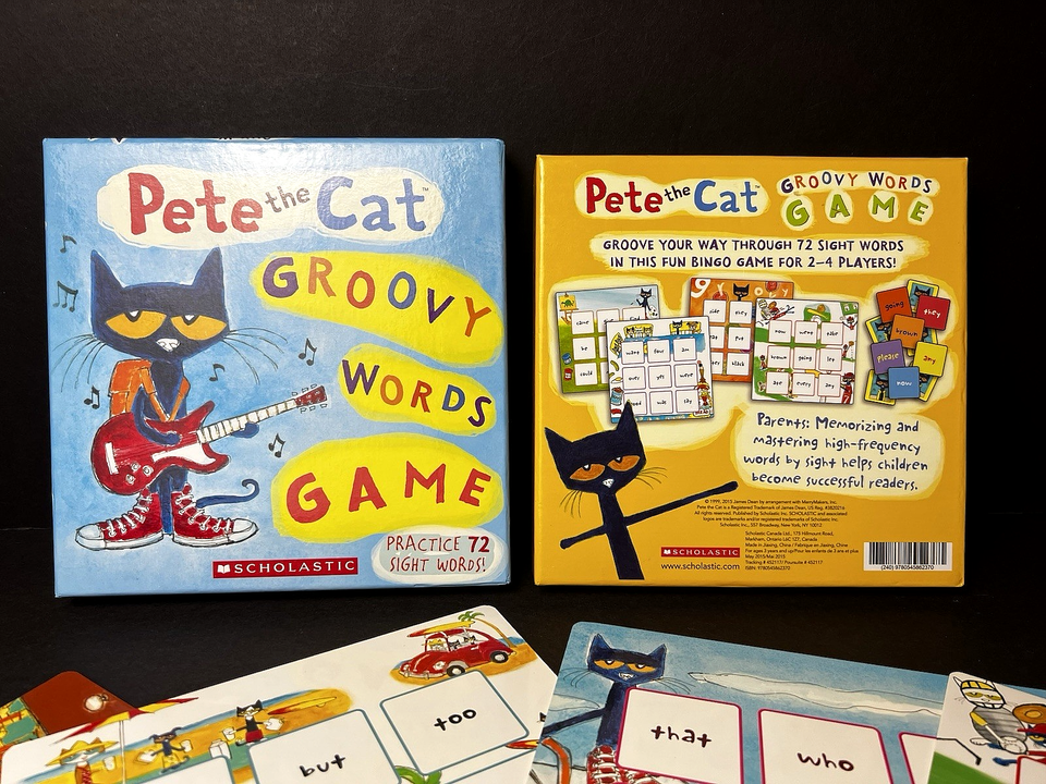 PETE the CAT: The Missing Cupcakes Game (NEW) + Groovy Words Game ...
