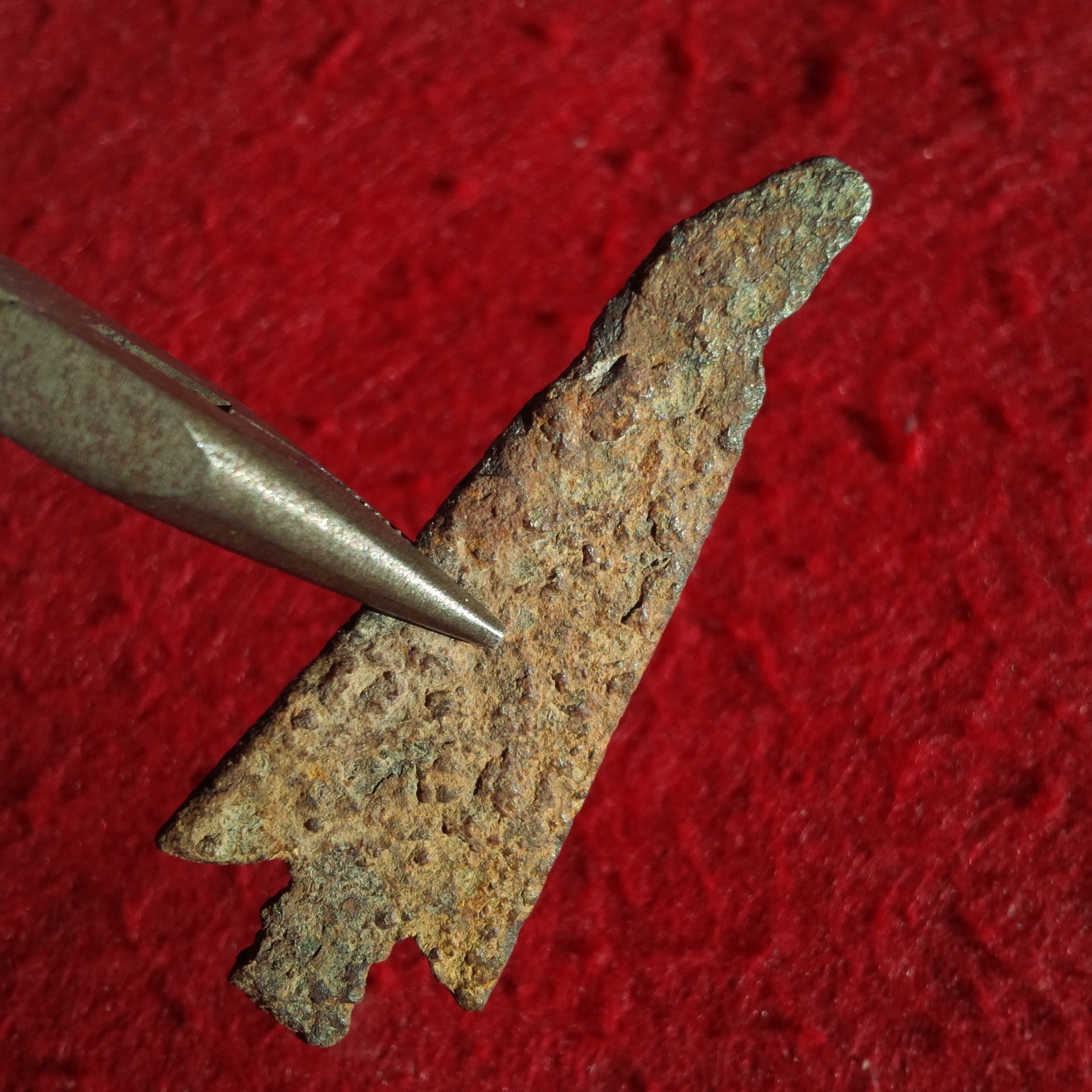2-1/2" STEEL TRADE POINT WYOMING ARROWHEAD AUTHENTIC PROJECTILE POINT ...
