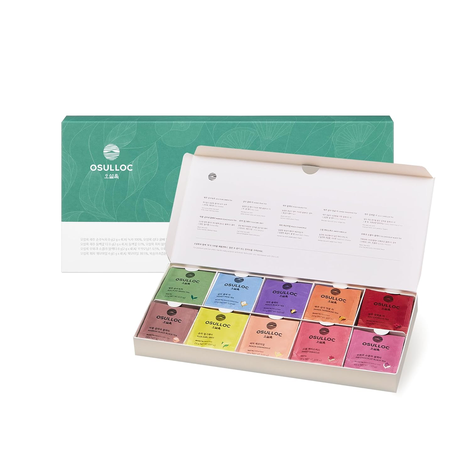 Premium Tea Collection (40 Count, 10 Flavors X 4 Ea), Assorted Tea Bag ...