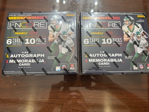 (2) 2024 Panini Encore 🏈 Factory Sealed Hobby Boxes Lot Autos Mems #’ds Debut | eBay