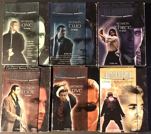 HIGHLANDER The Complete TV Series Season 1-6 119 Episodes DVD Box Set ...
