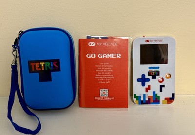 TETRIS My Arcade Go Gamer w/300 Bonus Games & Travel Case Preowned ...