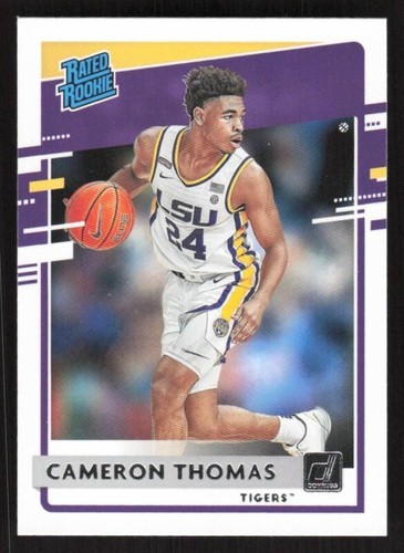 2021 PANINI CHRONICLES DRAFT CAMERON THOMAS 40 MINT RC BASKETBALL LSU ...
