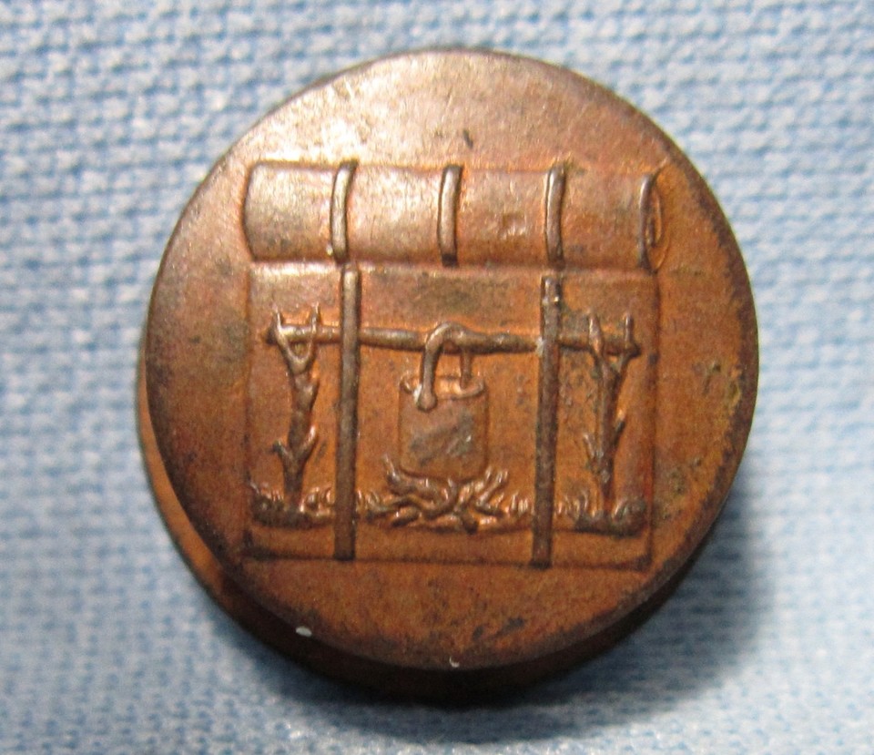 Antique GAR Civil War Veteran Grand Army of the Republic LAPEL STUD ...