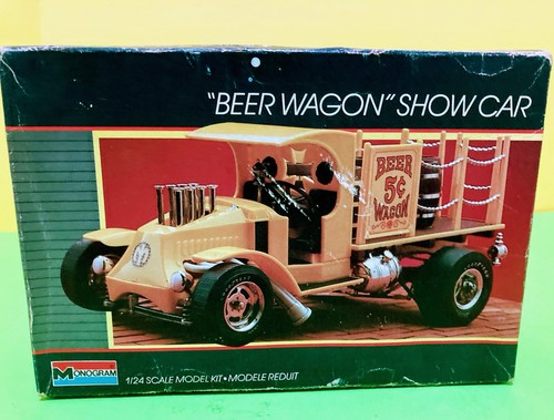 vintage monogram model Kit Beer Wagon Show Car 1:24 Scale Complete 1986 ...
