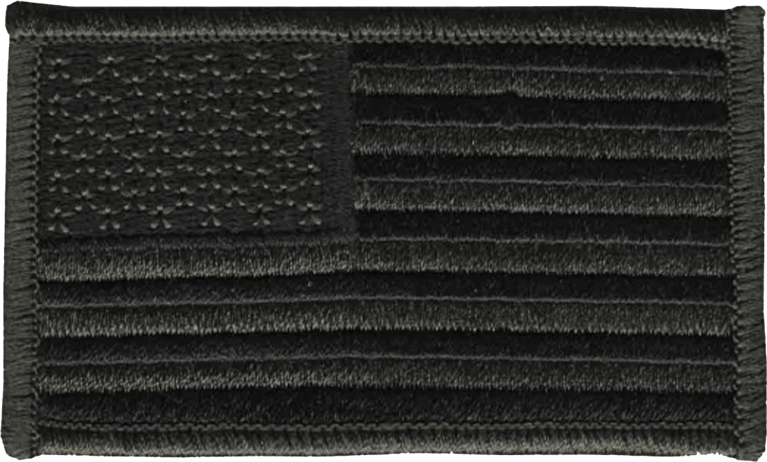 UNITED STATES OF AMERICA FLAG PATCH: Standard Foliage Large with Hook ...