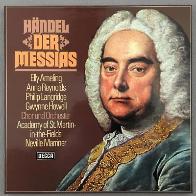 D939 Handel The Messiah Ameling Reynolds Marriner 3LP DECCA 6.35349 FK ...