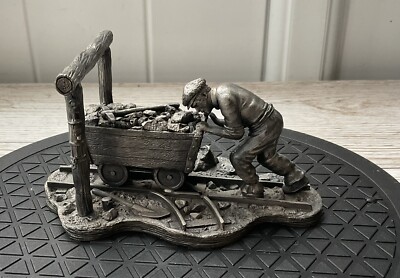 *THE COAL MINER : CIRCA 1895 ~ LEONARDO COLLECTION* Mining Resin Figure ...