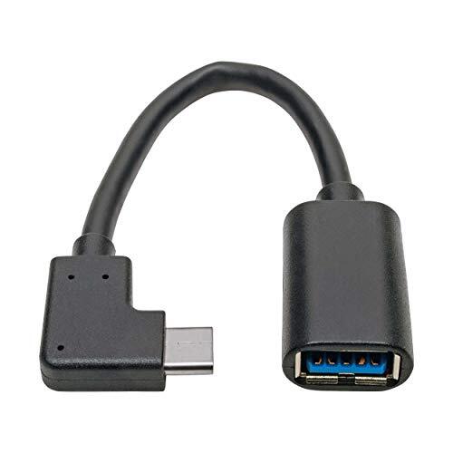 TRIPP LITE U428-06N-F-CRA USB C TO USB-A CABLE RIGHT ANGLE 3.1 5 GBPS ...