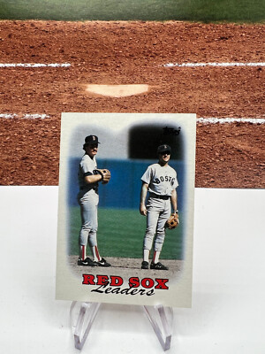 1988 Topps #21 WADE BOGGS Boston RED SOX Team Leaders MLB | eBay
