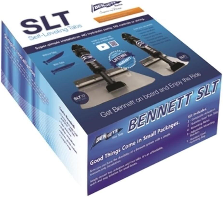 Bennett Marine Self-Leveling Boat Trim Tab System for Boats up to 16ft ...