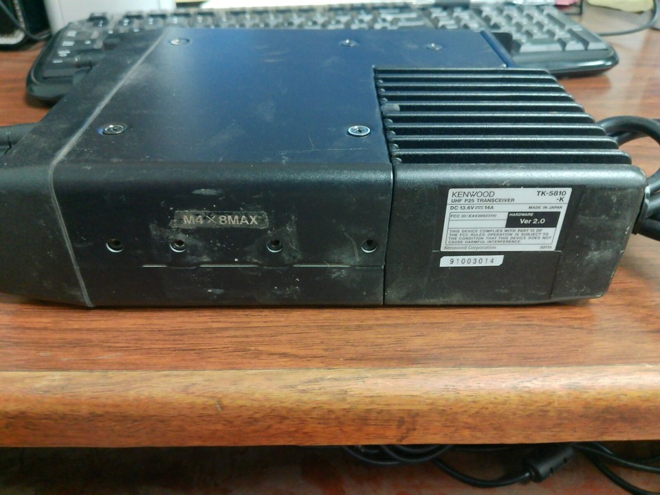 Kenwood TK-5810K KRK-5 UHF Radio Transceiver | 450-520 Mhz | P25 | UHF ...