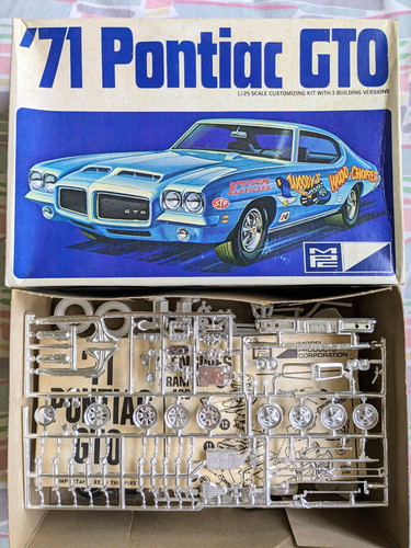 *ULTRA RARE! *ORIGINAL VINTAGE MPC "1971 PONTIAC GTO" Model Kit ...