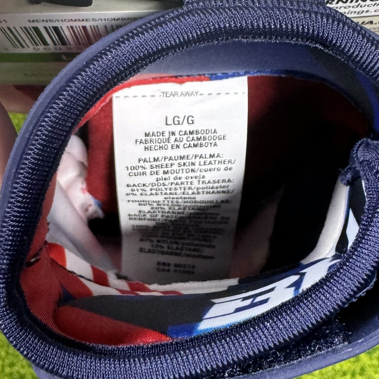 Under Armour UA Bryce Harper Pro Size Large USA Freedom Baseball ...