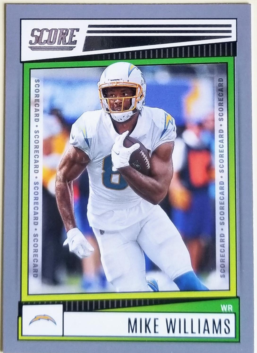 2022 Score - Mike Williams #134 Scorecard for sale online | eBay