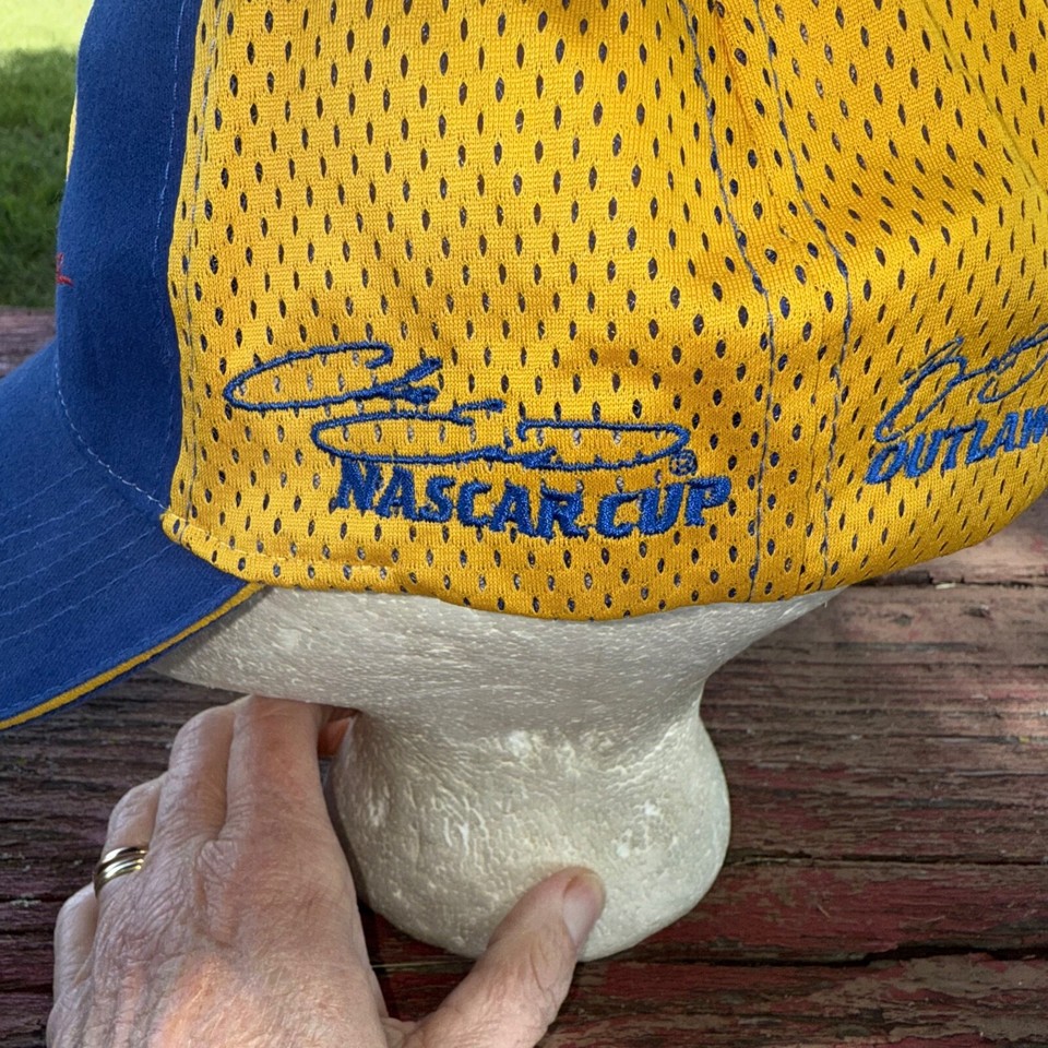 NAPA Racing Royal Blue Yellow with Red Hat Cap Hook Loop Thread ...