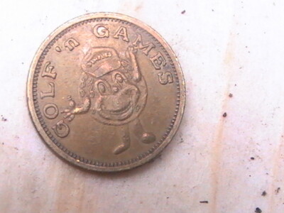 GAME TOKEN Golf 'n Games Arcade Entertainment Mini Golf Token Coin | eBay