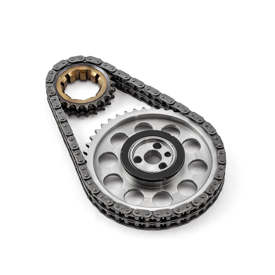 Chevy GM LS1 LS2 LS6 Double Roller 9 Keyway Billet Steel Timing Chain ...
