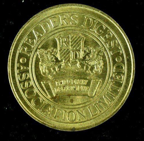 READER'S DIGEST ASSOCIATION CENTENNIAL COIN MEDAL TOKEN - GEM | eBay